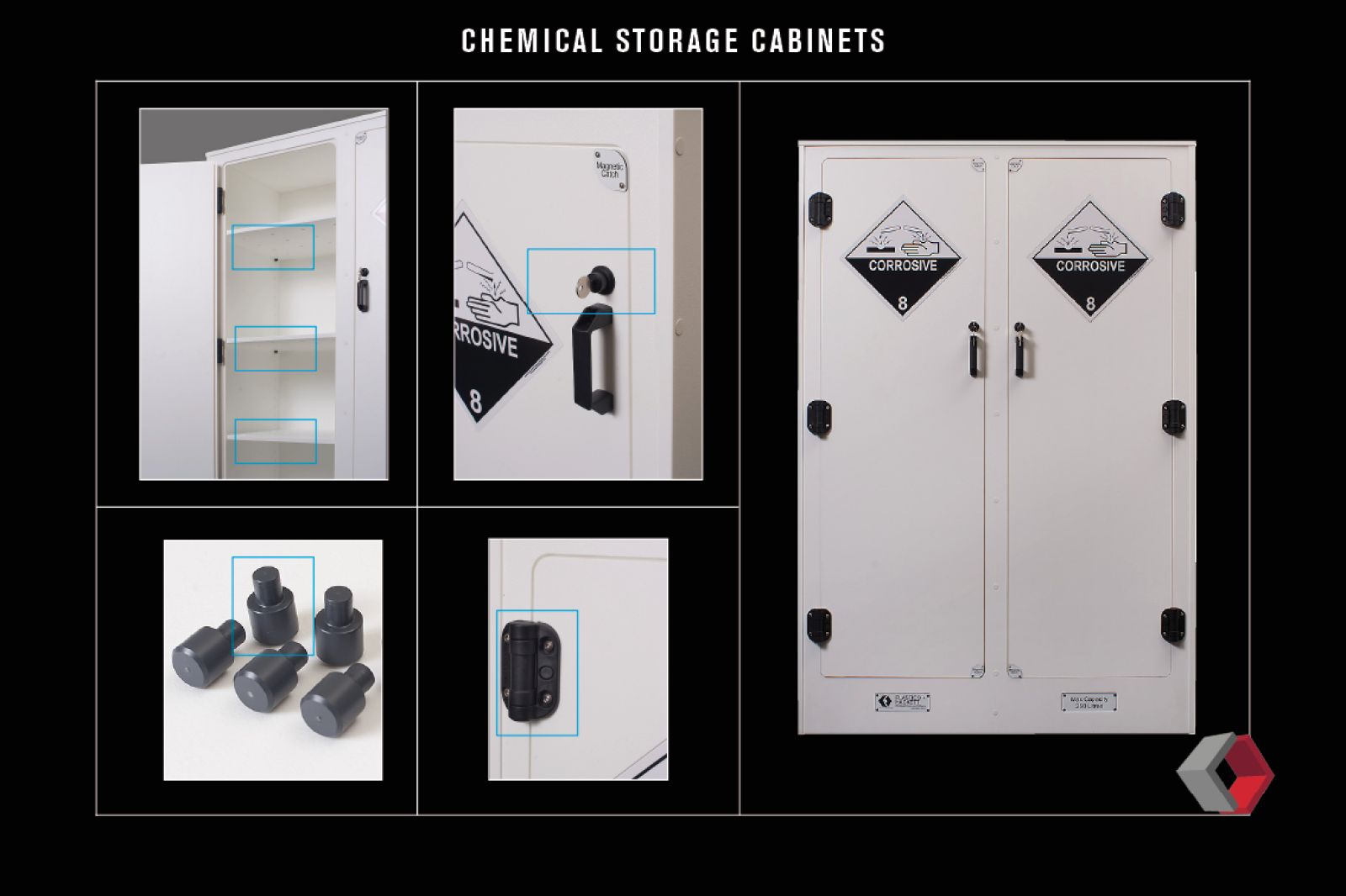 Chemical Storage Cabinet | PH Engineering | Plastic Fabrication | CNC ...